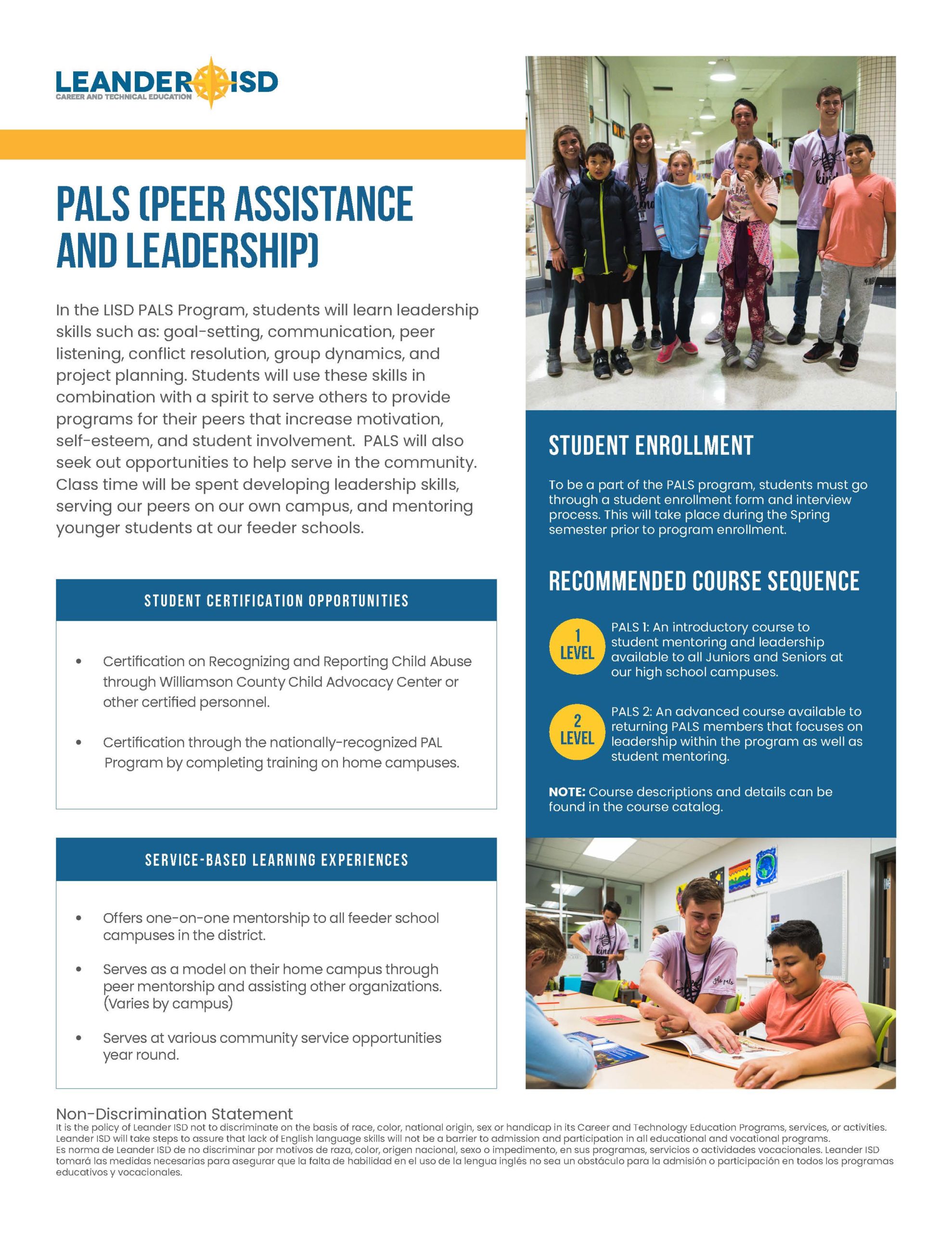 CTE: PALs/Leadership | Leander ISD